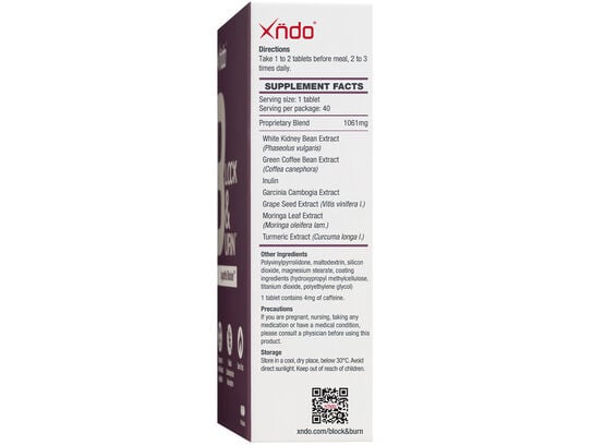 Block & Burn™ Appetite Blocker™ | XNDO Food for Health Block & Burn™ Appetite Blocker™ | XNDO Food for Health