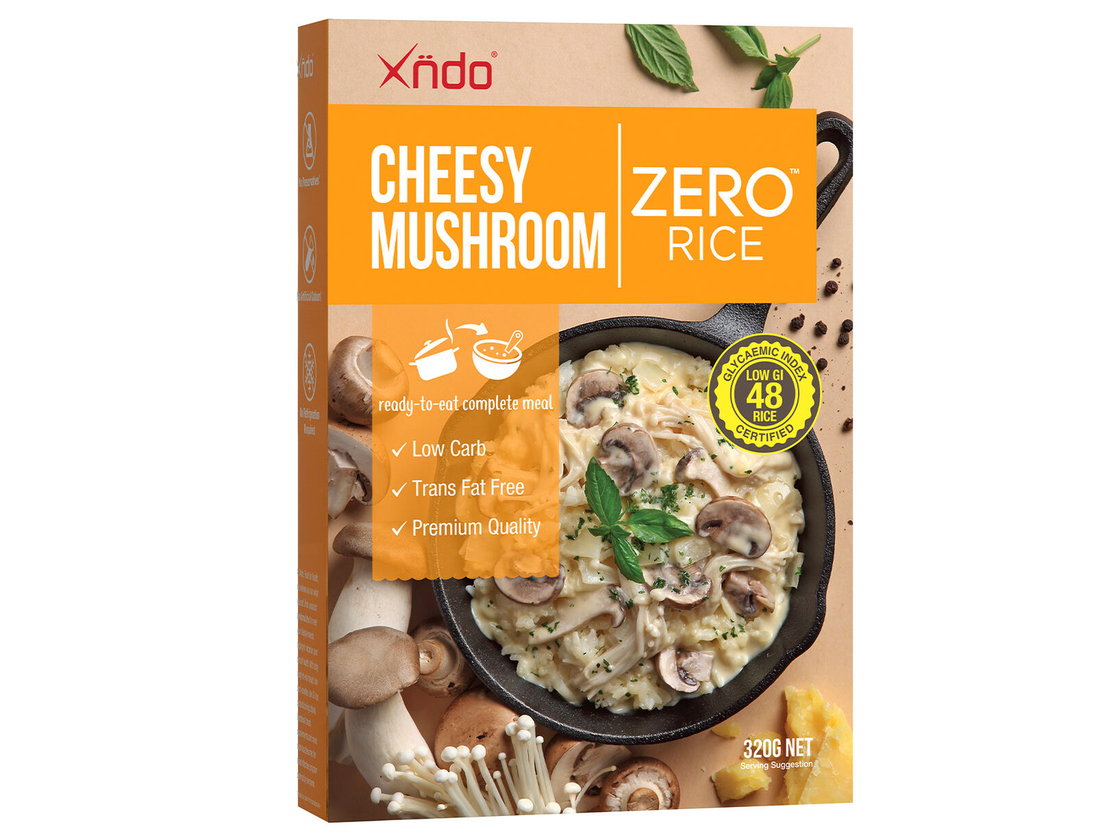 Cheesy Mushroom Zero™ Rice | XNDO Singapore