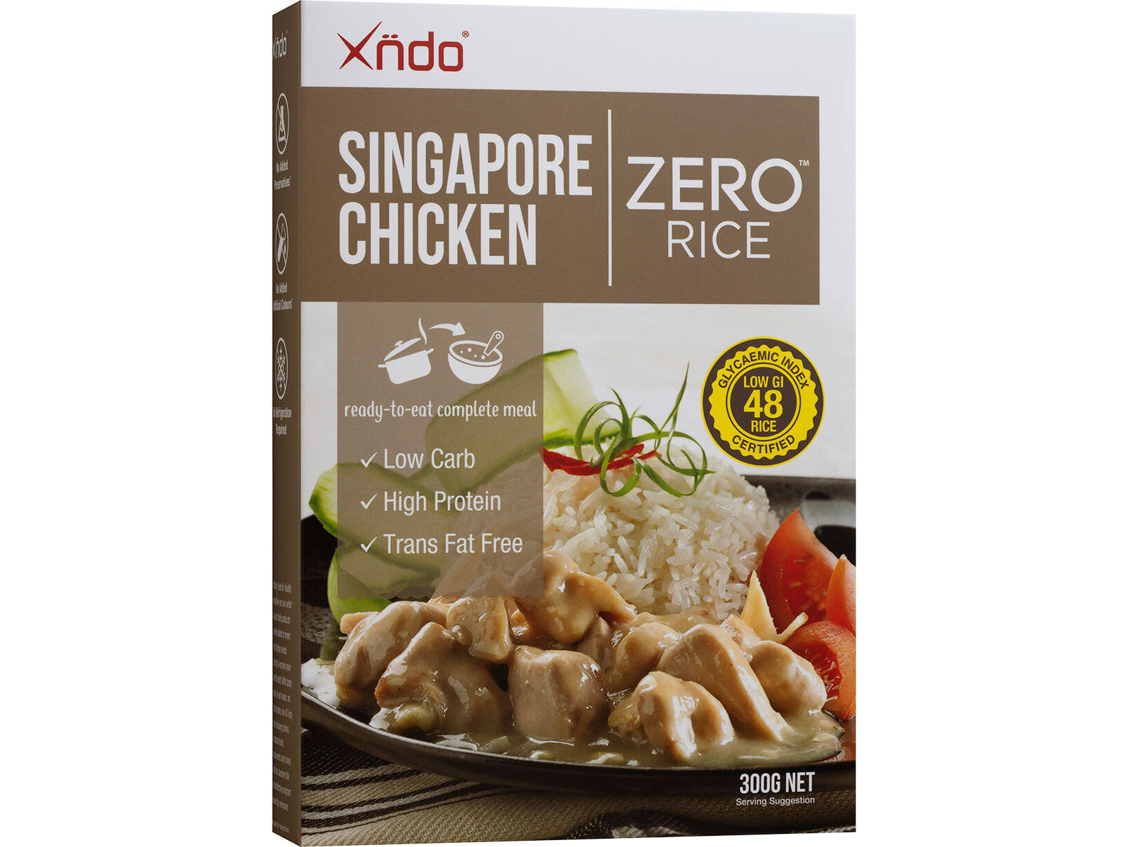Singapore Chicken ZERO™ Rice | XNDO Food for Health
