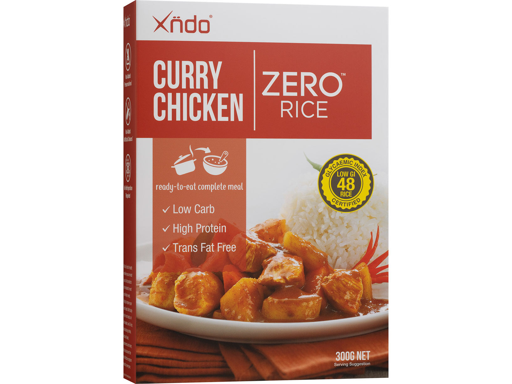 Curry Chicken ZERO™ Rice | XNDO Food for Health